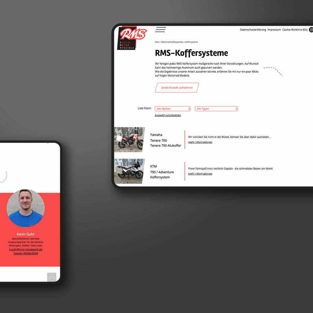 WebDesign – RMS Metalwork - JOS/creative | Design- und Marketingagentur Würzburg